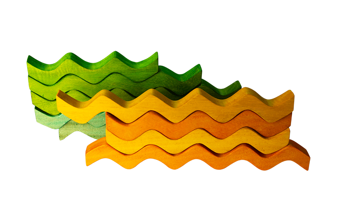 Kids' Chunky Zig Zags 24pc | Preschool Equipment Australia