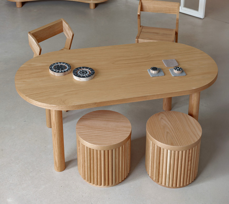 Oak Leni Oval Table | Preschool Equipment Australia