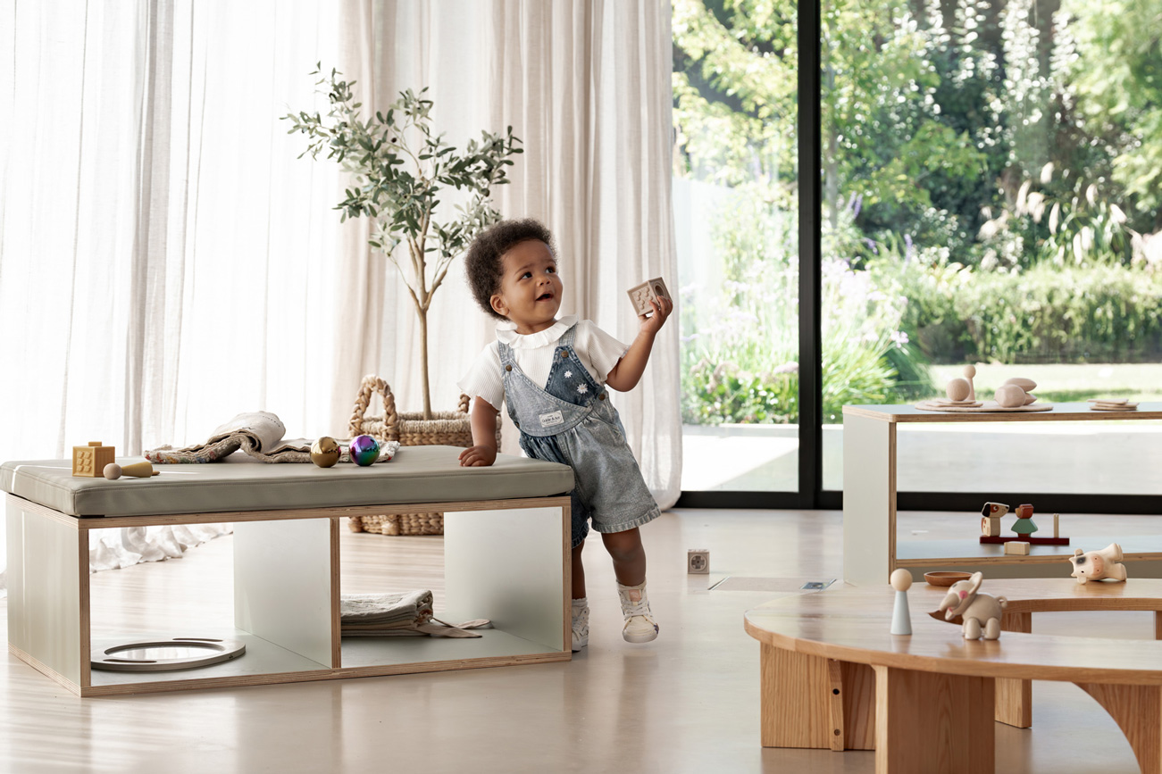 Storage Bench | Preschool Equipment Australia