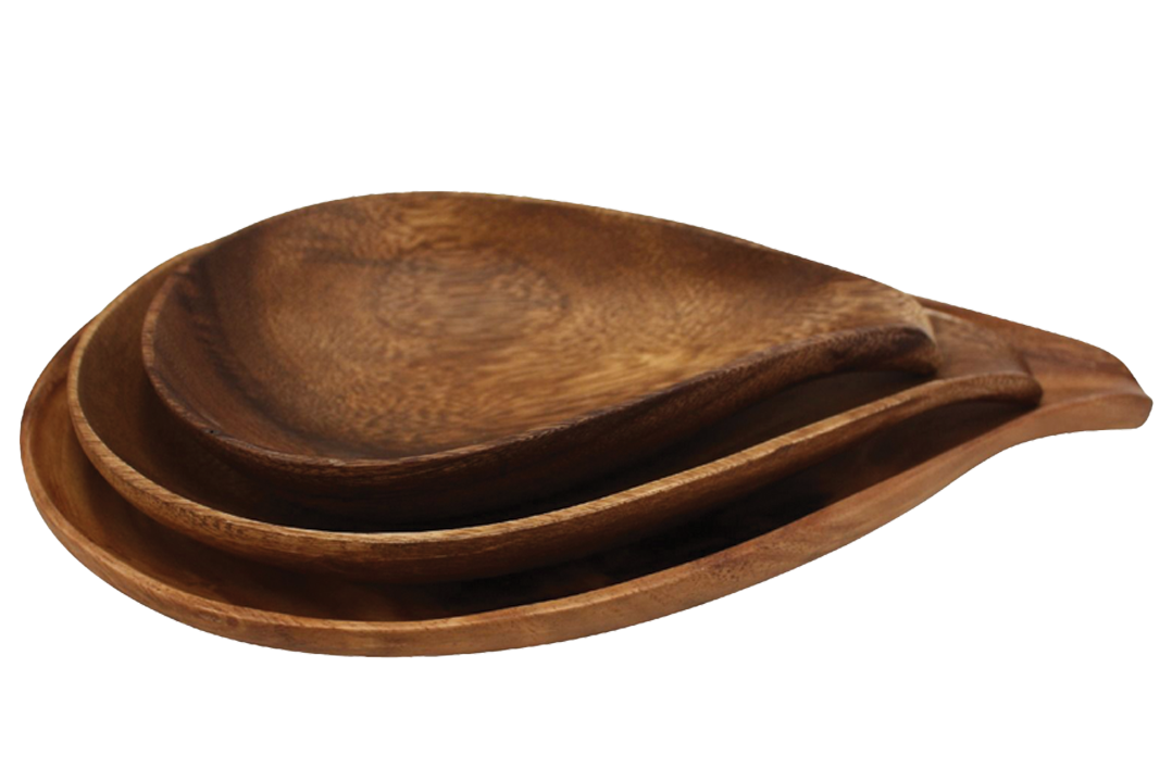 Acacia Tear Drop Bowl Large | Preschool Equipment Australia