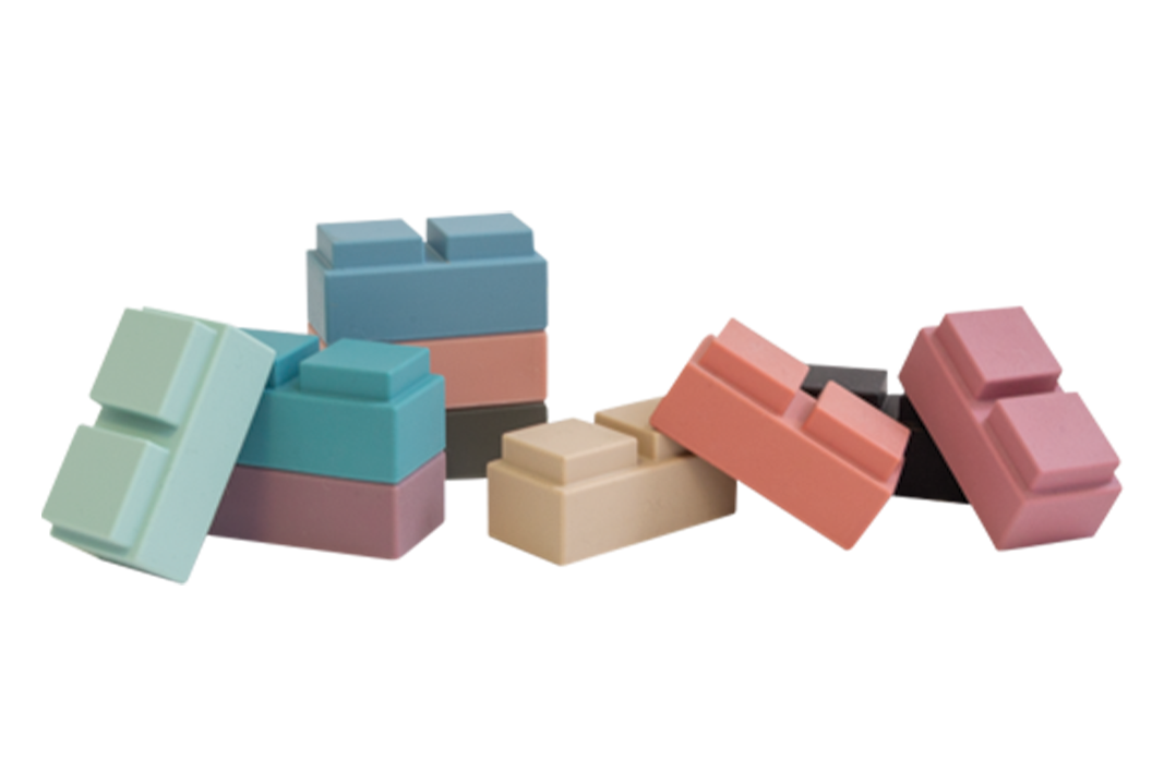 Kids' First Silicone Blocks 10pc | Preschool Equipment Australia