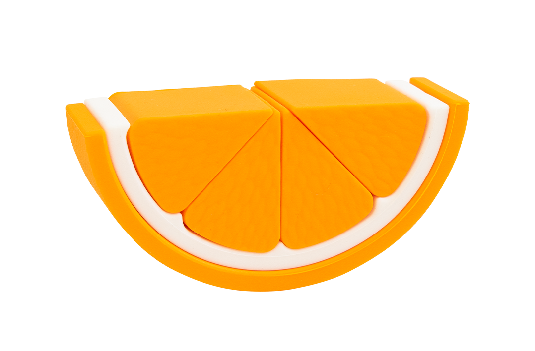 Kids' Silicone Orange Stacker | Preschool Equipment Australia
