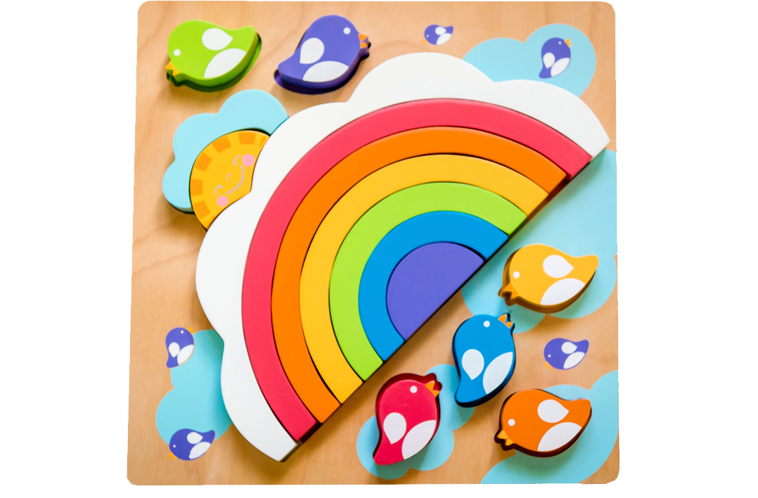 Kids' Large Sun & Rainbow Puzzle | Preschool Equipment Australia