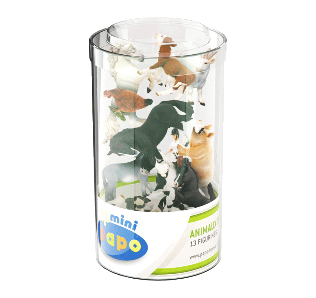 Kids' Papo Sarl Mini Farm Animals Set | Preschool Equipment Australia