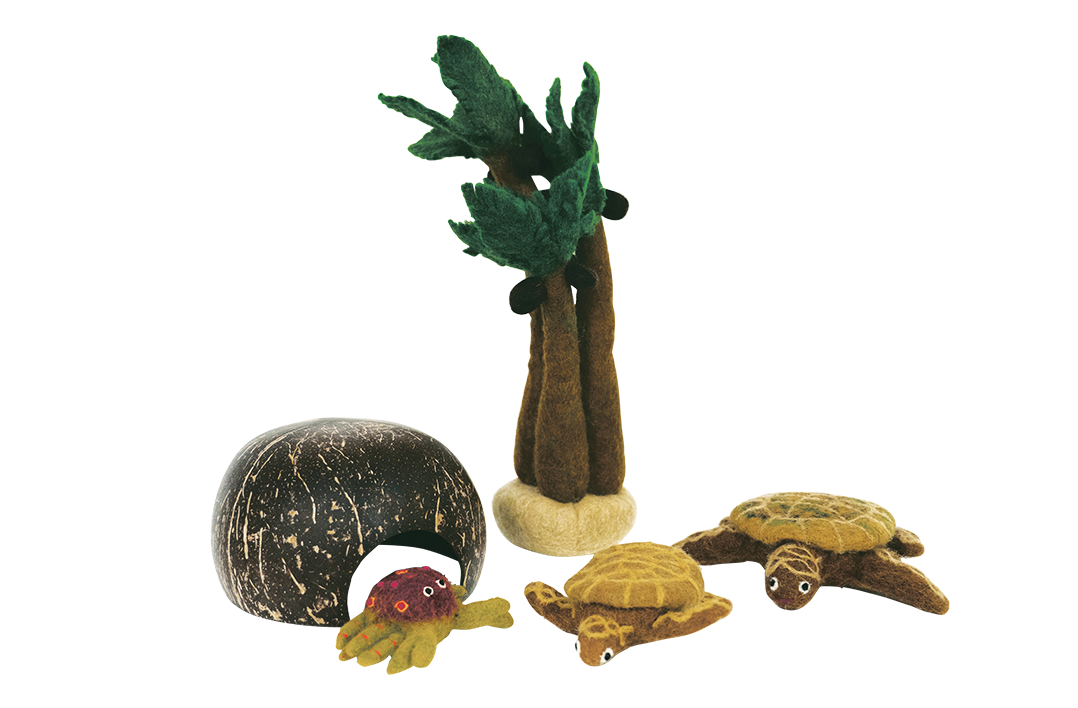 Kids' Felt Turtle Island Play Set | Preschool Equipment Australia