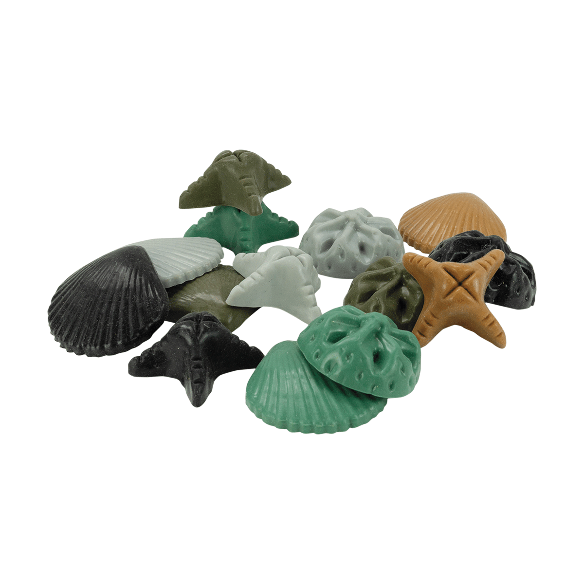 Kids' Silicone Sea Shapes 15pc | Preschool Equipment Australia