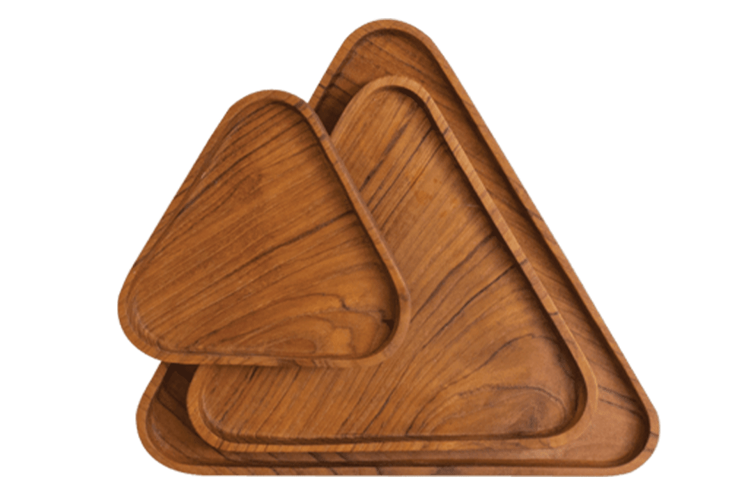 Triangular Plates 3pc | Preschool Equipment Australia