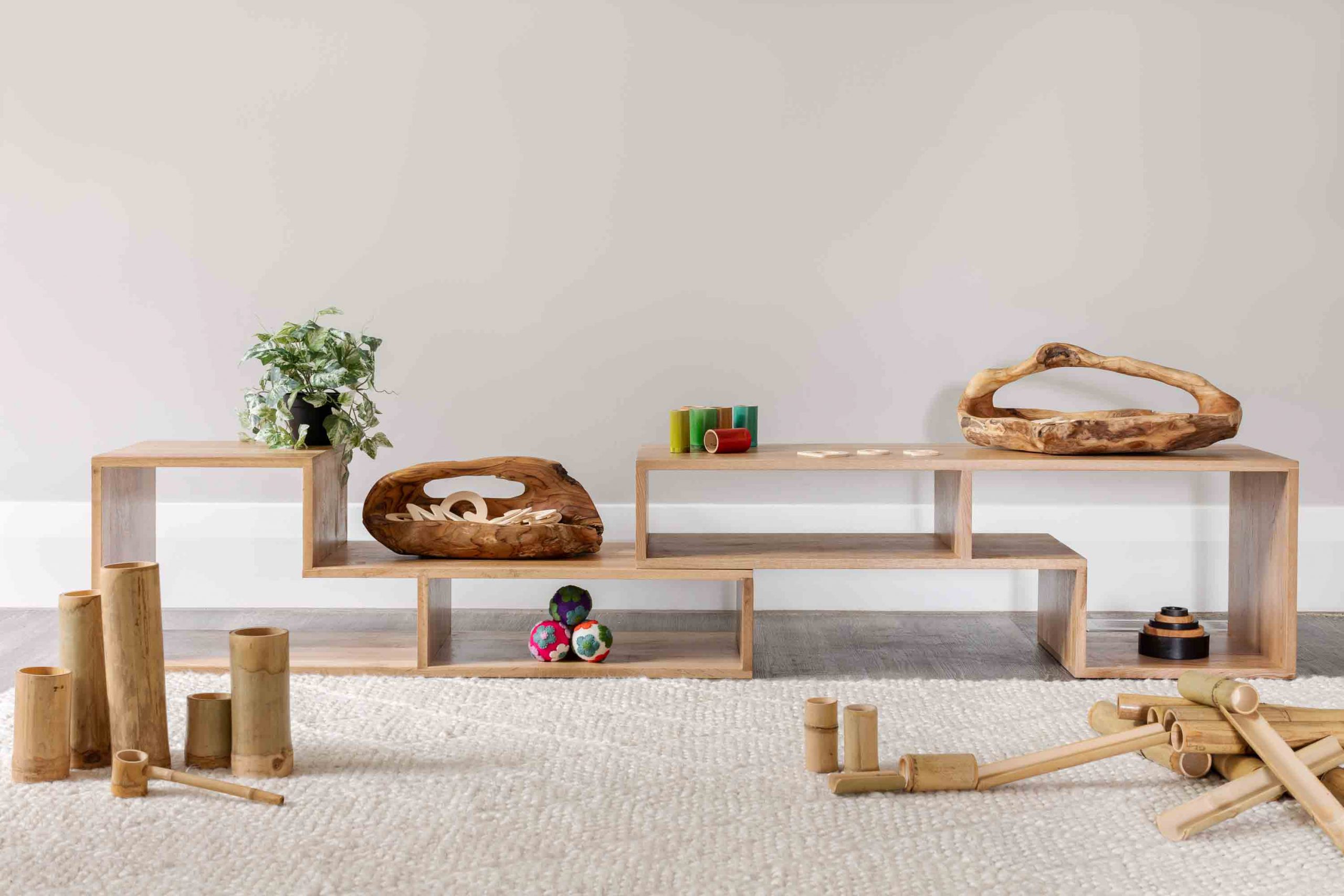 Mini Bamboo Channels 40pc | Preschool Equipment Australia