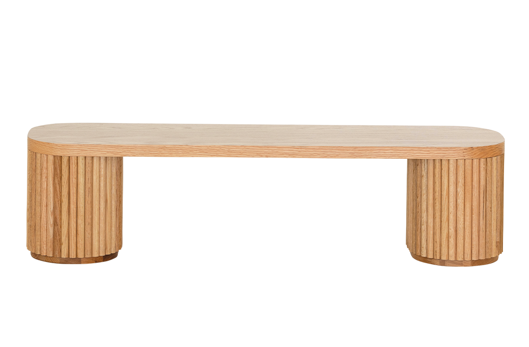 Buy PSE Oak Fluted Bench $425