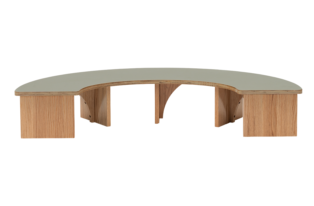 Half Circle Baby Table Sage | Preschool Equipment Australia