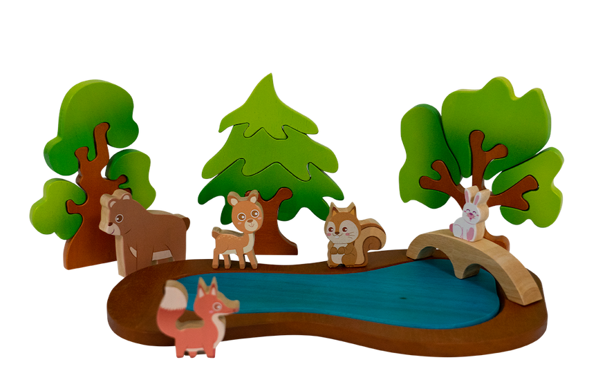 Woodland Play Set | Preschool Equipment Australia