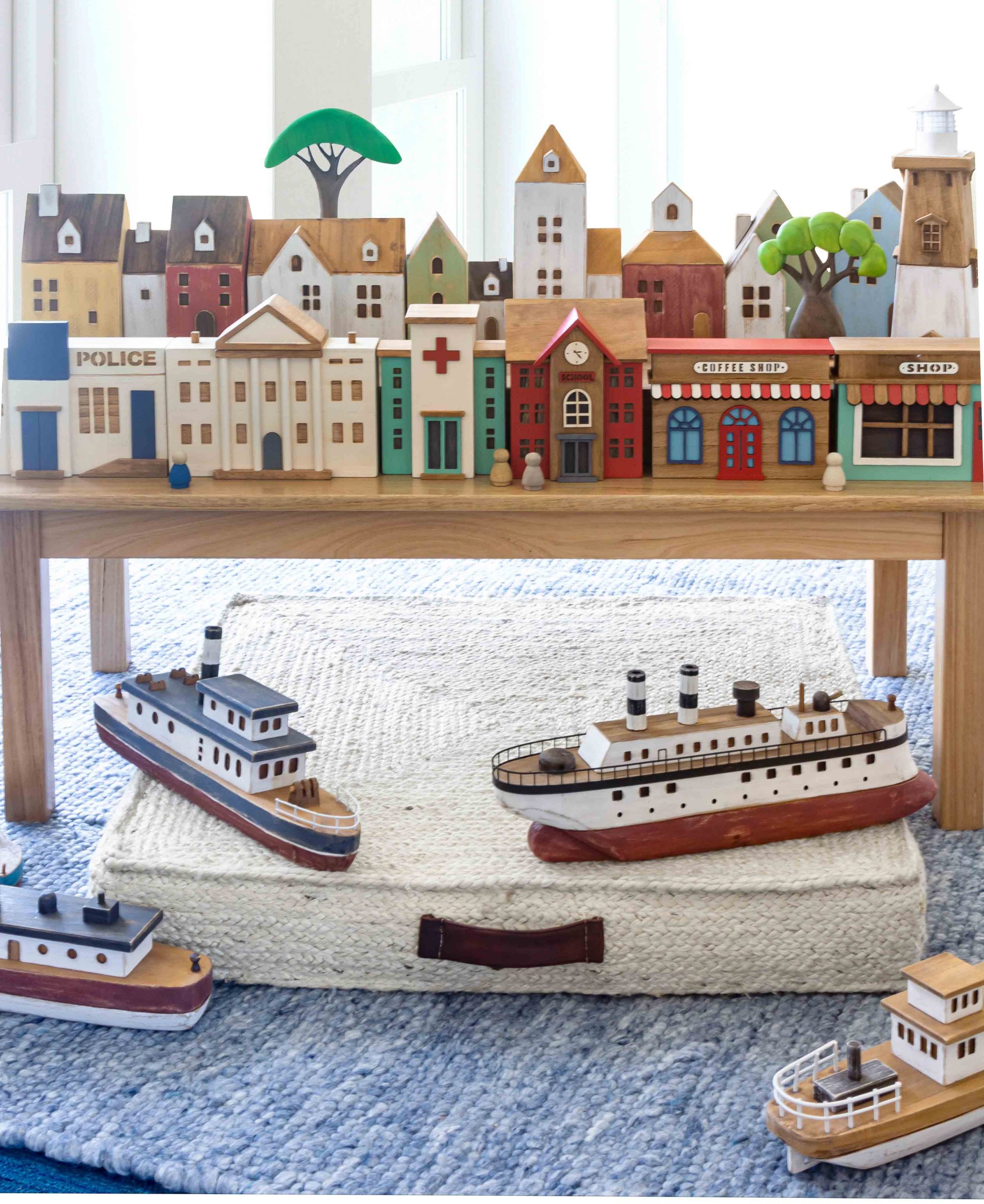 Skyline Set With Trays | Preschool Equipment Australia