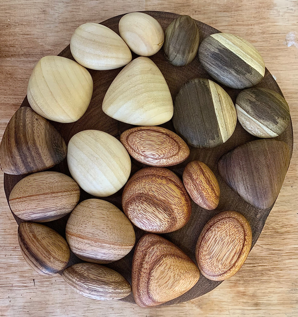 Kids' Wooden Mini Pebbles | Preschool Equipment Australia