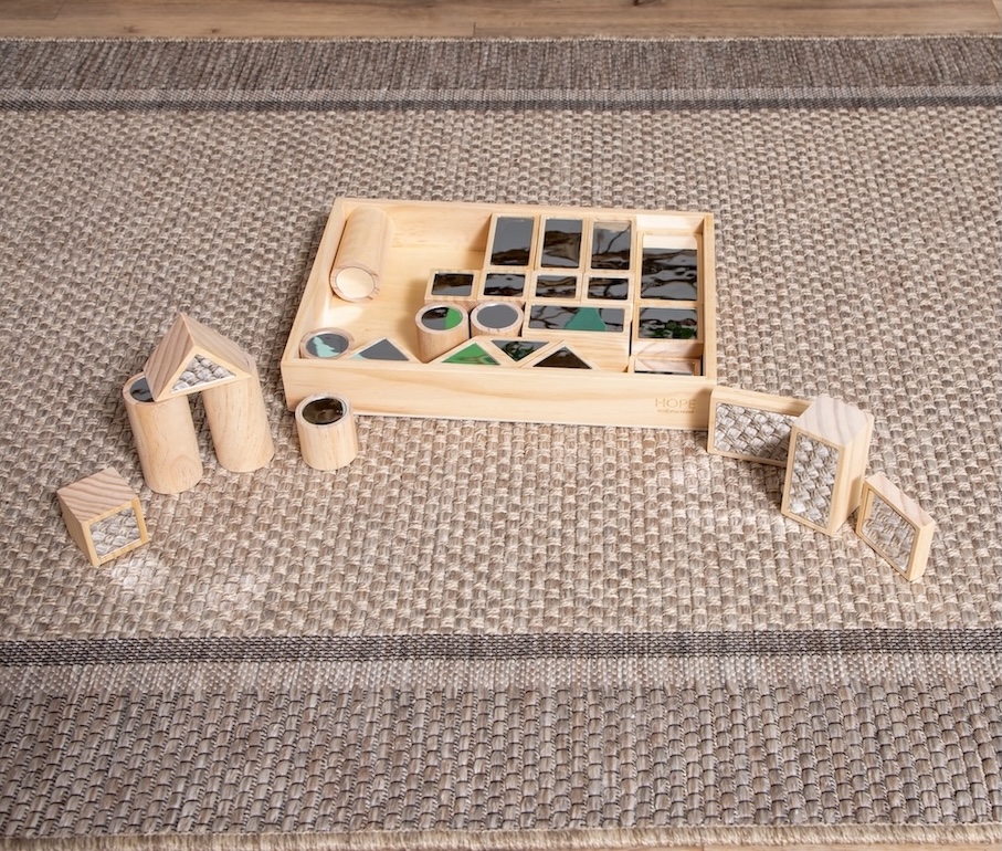 Buy PSE Wooden Mirror Blocks 28pc $355
