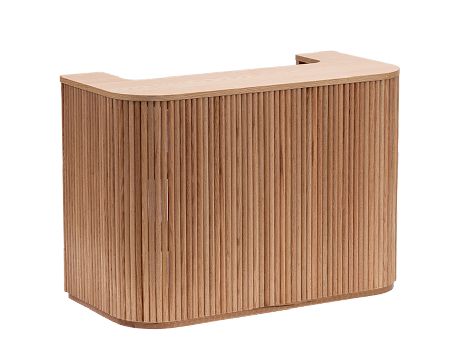 Buy PSE Oak Fluted Market Stand $849