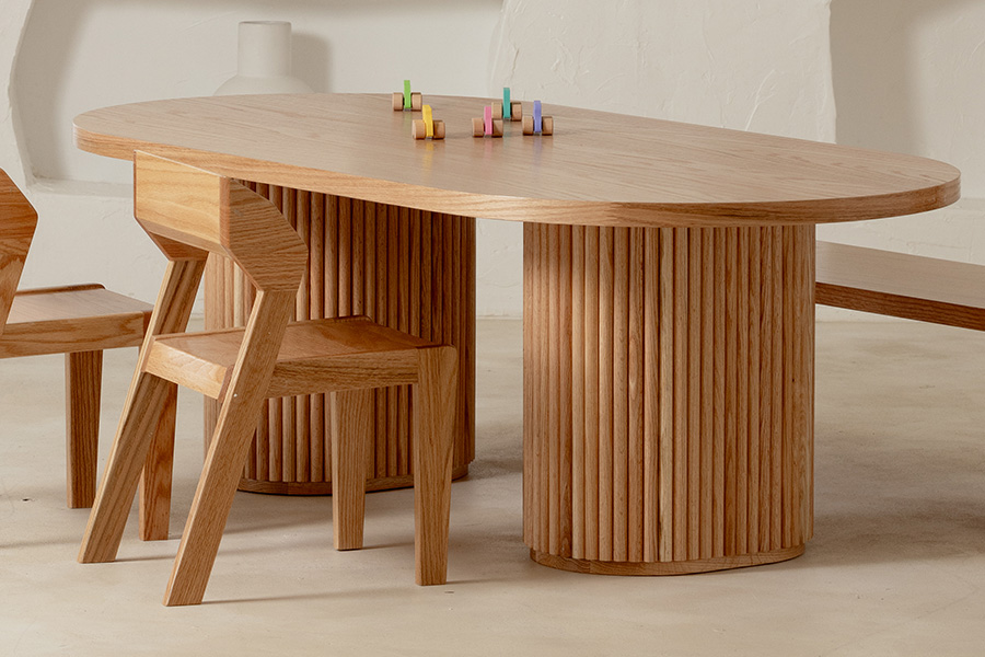 Buy PSE Tas Oak 3 Shelf Display Cupboard with Shelf Separators $699